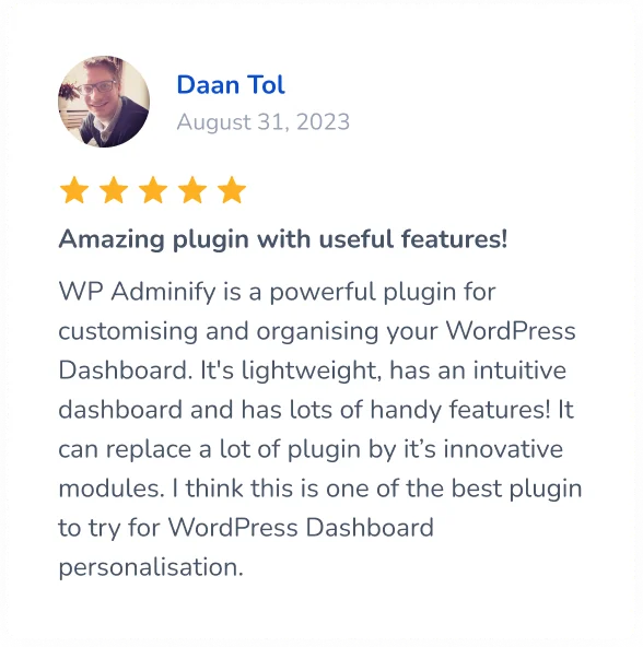 WP Adminify Dashboard Customizer Plugin Pricing & FAQ