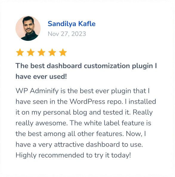 WP Adminify Dashboard Customizer Plugin Pricing & FAQ
